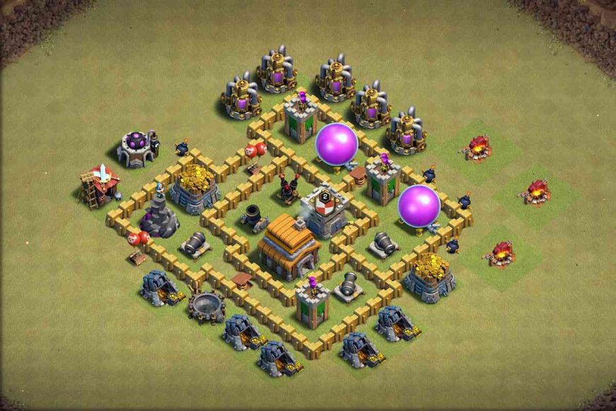 Top 20 Town Hall 5 Layouts | TH5 Base | Clash of Clans 2023 - Town Hall ...