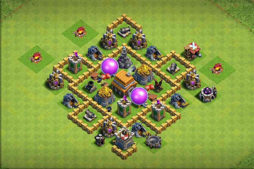Top TH5 Farming Base with Strong Defense - 2025