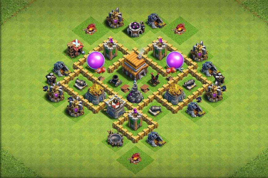 Undefeated TH5 Farming Base Layout - 2025