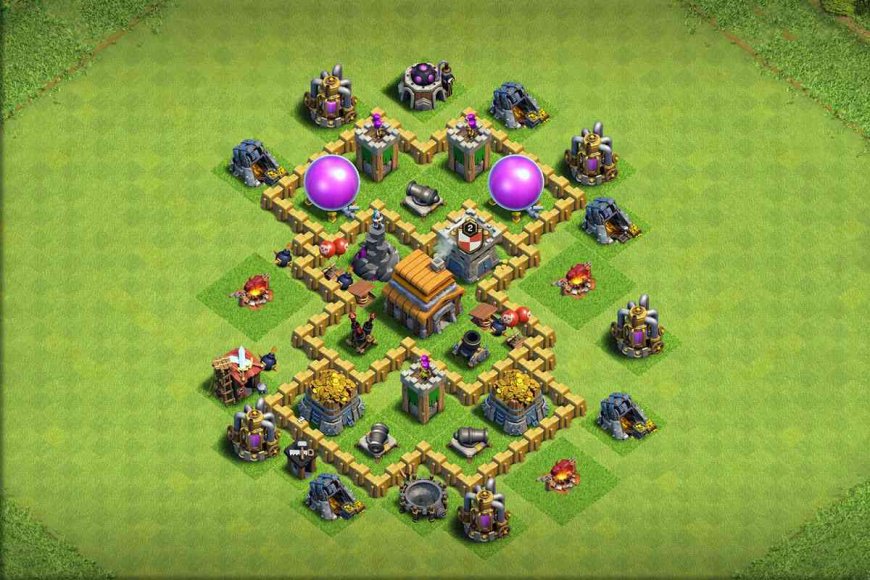 Unbeatable TH5 Trophy Base for Maximum Defense - 2025
