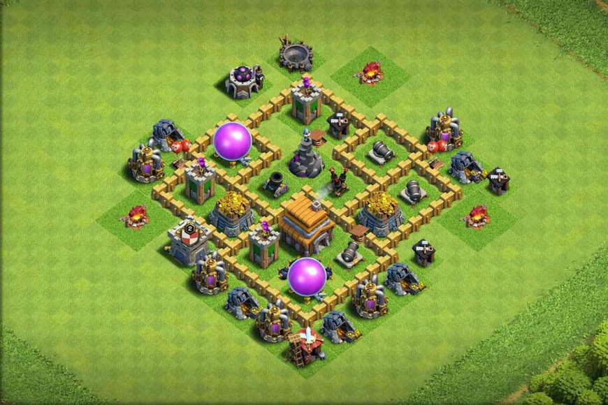 Highly Effective CoC TH5 Trophy Base - 2025