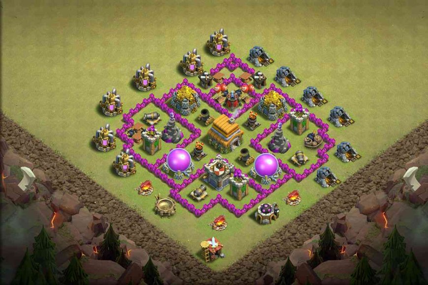 Top TH6 CoC Base for War Domination - 2025