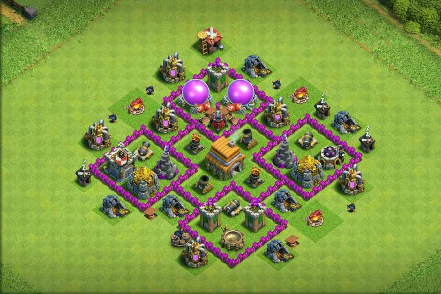 Best TH6 Trophy Base Layout - 2025