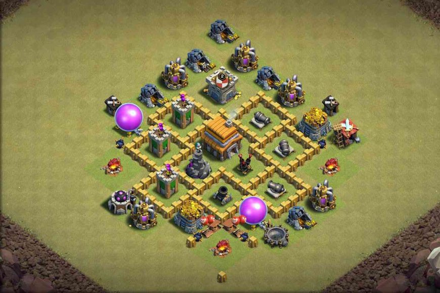 Top 20 Town Hall 5 Layouts | TH5 Base | Clash of Clans 2023 - Town Hall ...