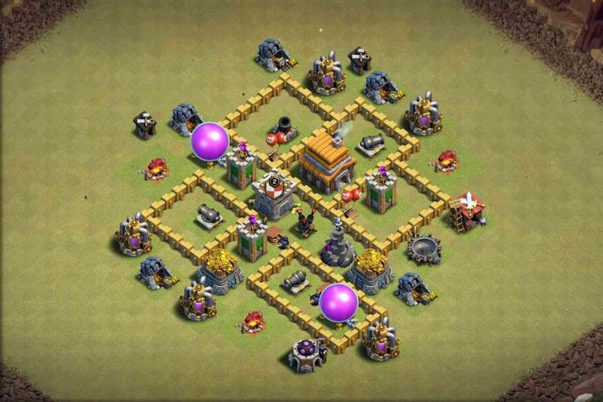 Top 20 Town Hall 5 Layouts | TH5 Base | Clash of Clans 2023 - Town Hall ...