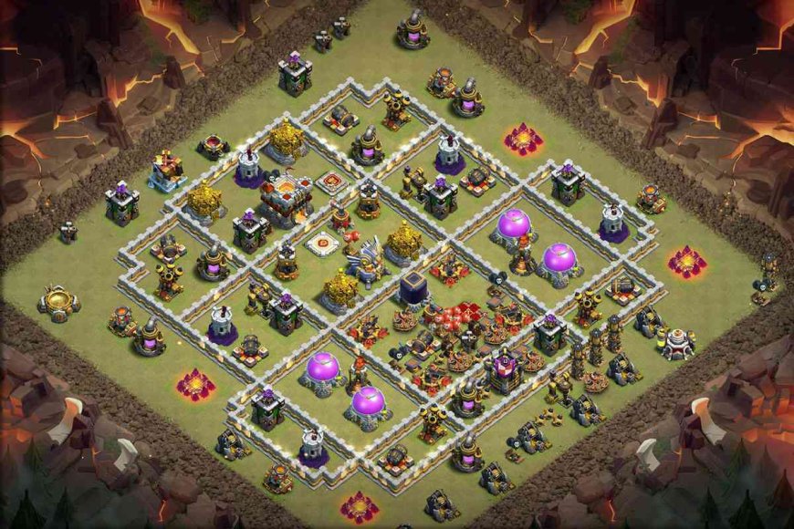 Max TH11 War Base Design : Anti-Electro Dragon | Clash of Clans - 2025