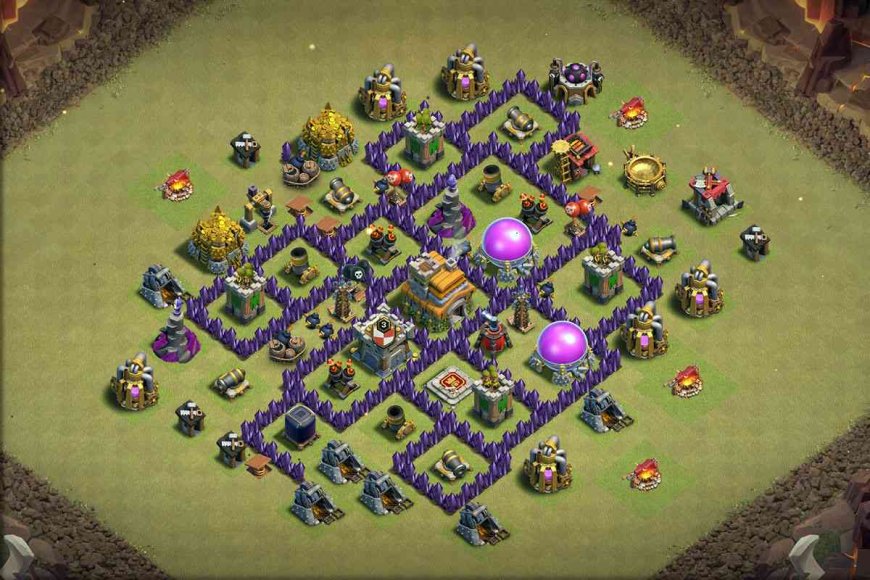 New TH7 Base Layout | Anti Dragon | Clash of Clans - 2025