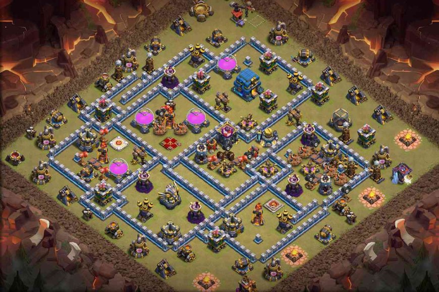 Clash of Clans TH12 Base Design: Defend Against Electro Dragon Attacks ...
