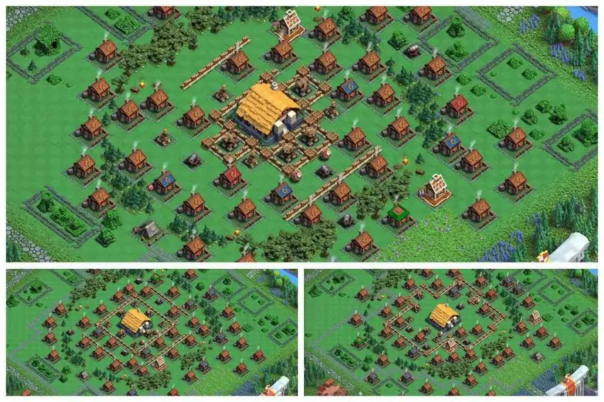 Top 10 Capital Hall 1 Base Layouts | Clash of Clans - 2025