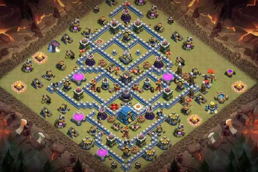 Top TH12 War Base | Anti Air Layout - 2025