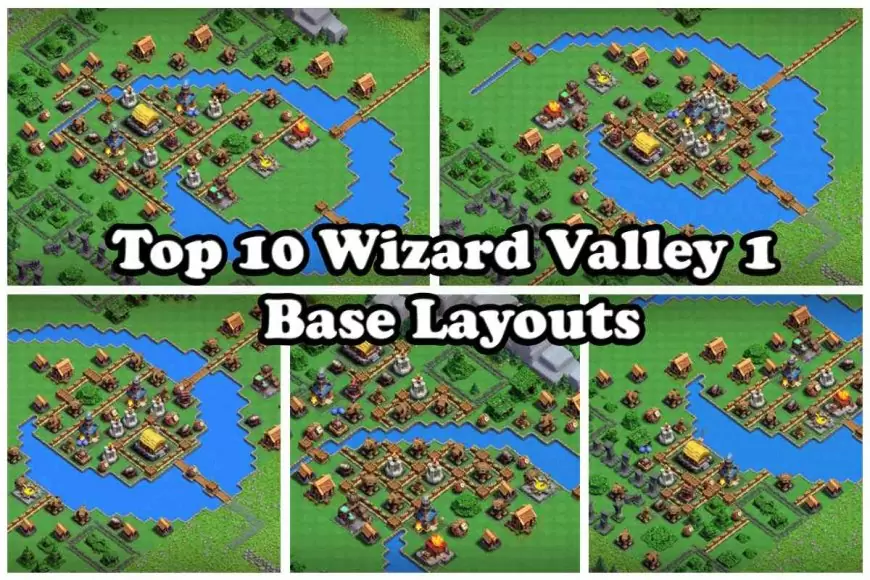 Top 10 Wizard Valley 1 Base Layouts | Clash of Clans - 2025
