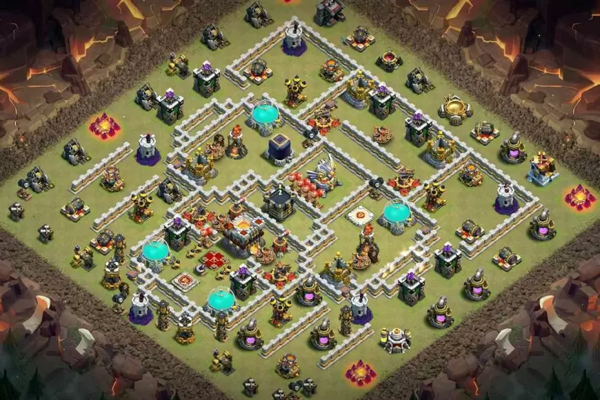 Best Town Hall Level 11 Layout with Link for Clan Wars - 2024