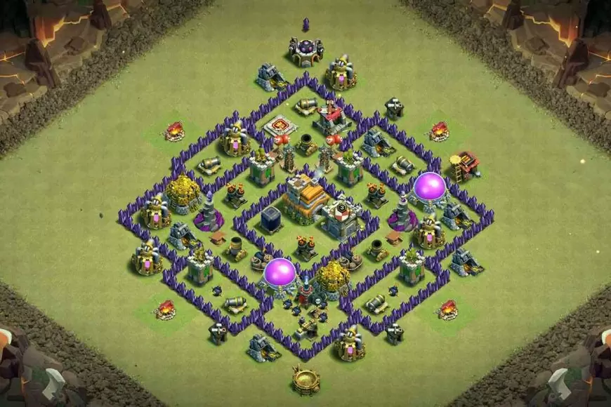 Insane TH7 War Base for Ultimate Defense - 2025