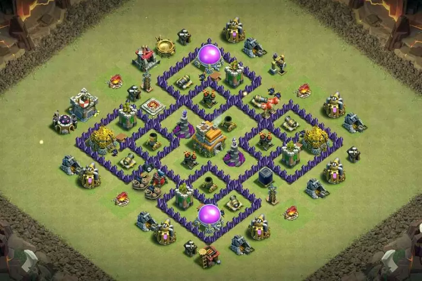 Top TH7 Best War Base Design - 2025