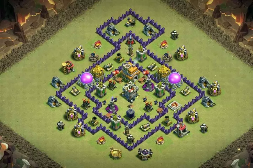 Powerful TH7 War Base Link for Clash of Clans - 2025