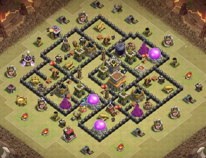 Top 10 Town Hall 8 Layouts | TH8 Base | Clash of Clans 2024 - 2024