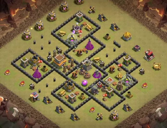 Top 10 Town Hall 8 Layouts | TH8 Base | Clash of Clans 2024 - 2024