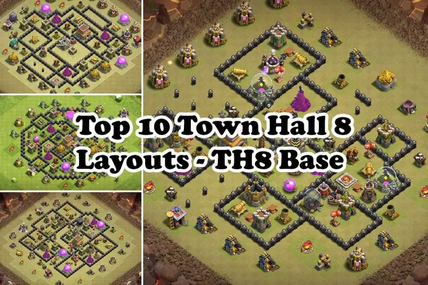 Top 10 Town Hall 8 Layouts | TH8 Base | Clash of Clans 2024 - 2024