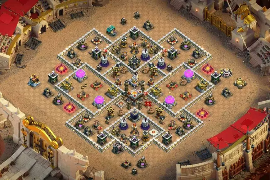 Best TH11 War Base Layout with Link | Anti 2 Star - ClashCodes